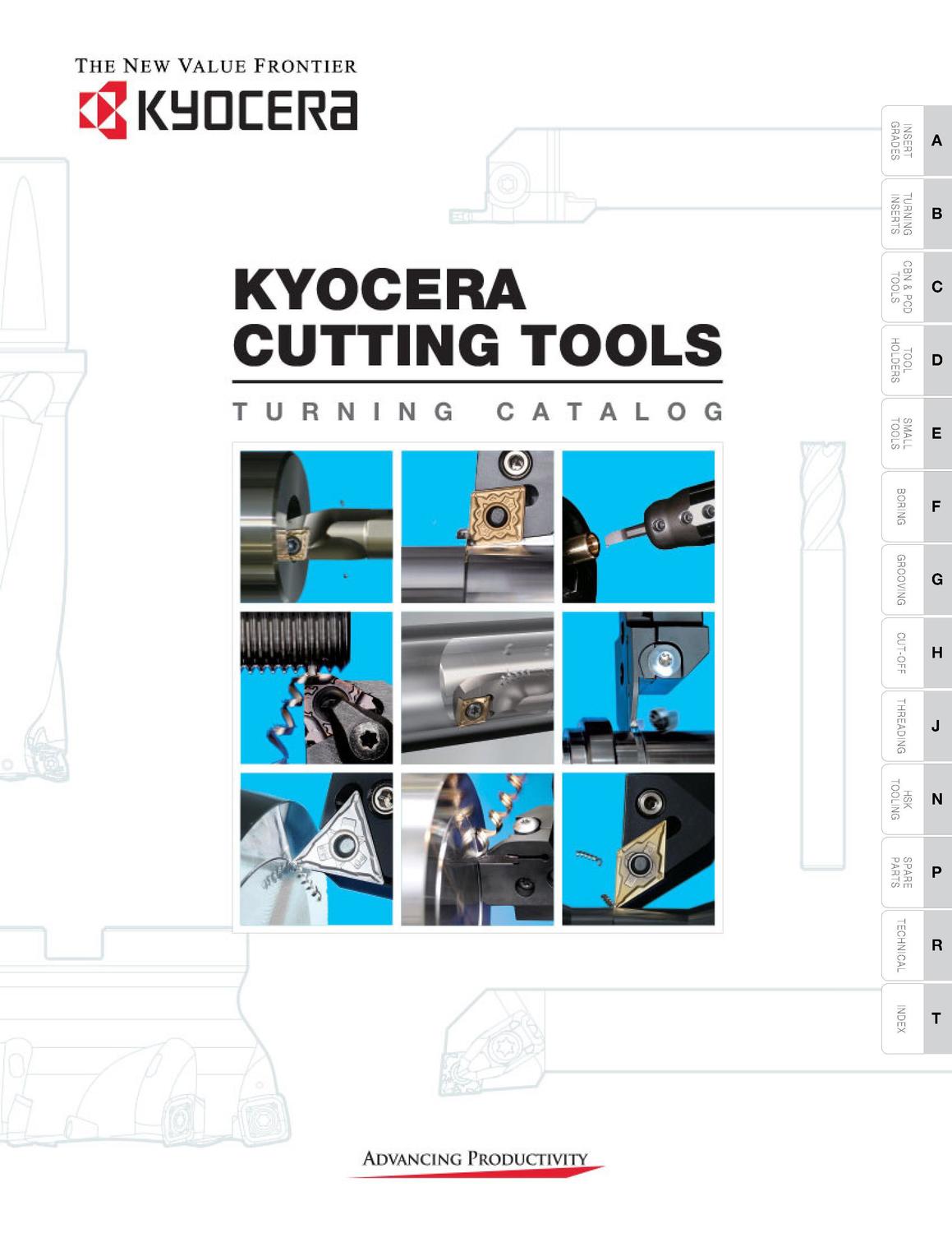 Kyocera. Инструмент Kyocera. Каталог.